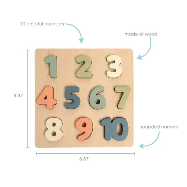 Wooden Numbers Puzzle – Bon Ton Studio